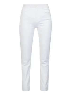 Paige Cindy Slim-fit Mid-rise Jeans - Crisp White
