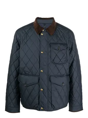 Ralph Lauren Pouch-pocket Quilted Jacket - Blue