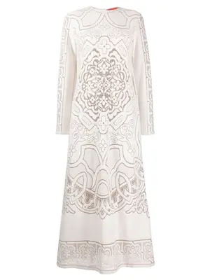 La DoubleJ Lacey Maxi Dress - White