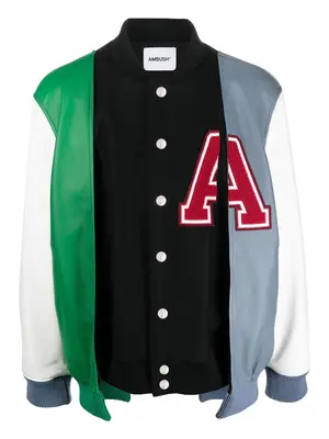 AMBUSH Layered Varsity Jacket - Black