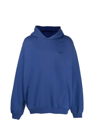 Marni Logo-print Hoodie - Blue