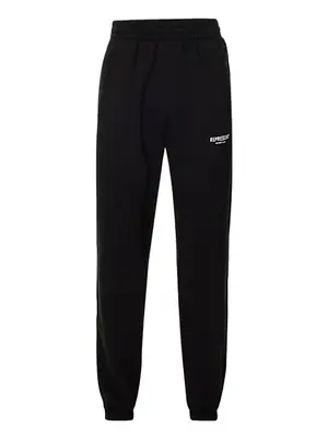 REPRESENT Owners' Club Text-print Relaxed-fit Cotton-jersey Jogging Bottoms - Black