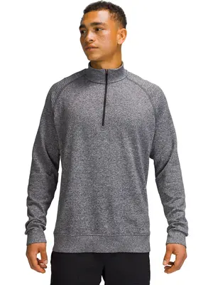Lululemon Engineered Warmth Half Zip Black/white