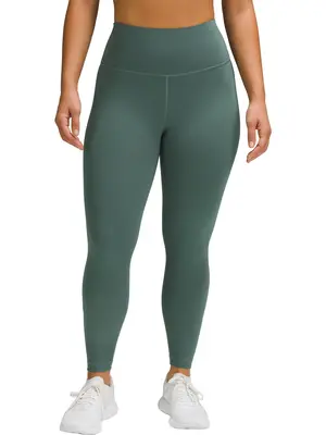 Lululemon Lululemon Wunder Train Contour Fit High-Rise Tight 25" Medium Forest