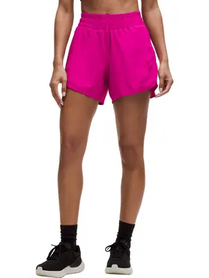 Lululemon Track That High-Rise Lined Short 5 Ripened Raspberry