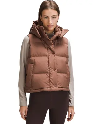 Lululemon Lululemon Wunder Puff Cropped Vest Roasted Brown