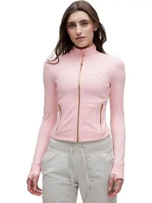 Lululemon Define Cropped Jacket - Blush Quartz/gold/gold