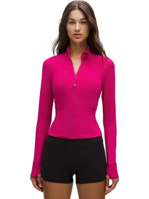 Lululemon Define Cropped Jacket Calypso Pink