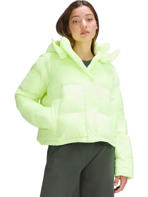 Lululemon Wunder Puff Cropped Down-Filled Jacket Faded Zap