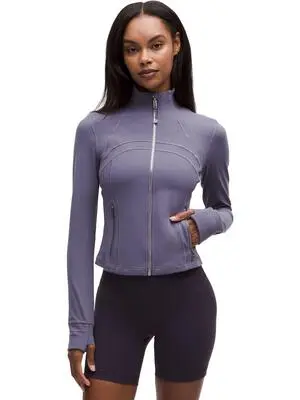 Lululemon Define Cropped Jacket - Grape Mist/mirror Silver/mirror Silver