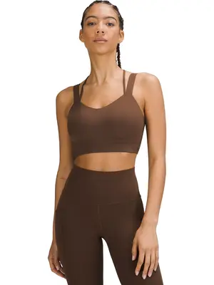 Lululemon Like A Cloud Longline Bra Java