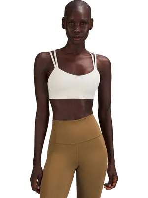 Lululemon Like A Cloud Ribbed Bra Bone