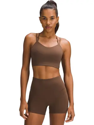 Lululemon Like A Cloud Longline Bra Java