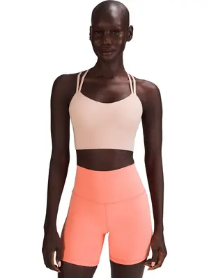 Lululemon Like A Cloud Longline Bra Misty Shell