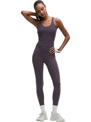 Lululemon Wunder Train High-rise Tight With Pockets 25" Atmospheric Purple