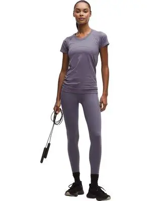 Lululemon Wunder Train High-rise Tight With Pockets 25" Grape Mist