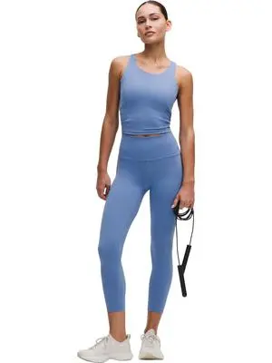 Lululemon Wunder Train High-rise Tight With Pockets 25" Prep Blue