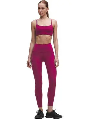 Lululemon Wunder Train High-rise Tight With Pockets 25 - Raspberry Rave