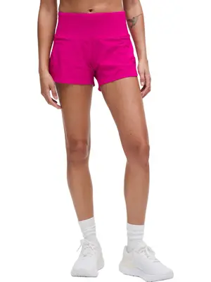 Lululemon Speed Up High-Rise Lined 4" Short Ripened Raspberry
