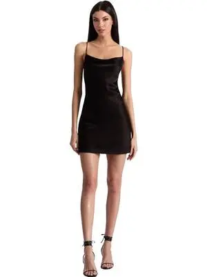 Alice + Olivia Harmony Slip Mini Dress - Black