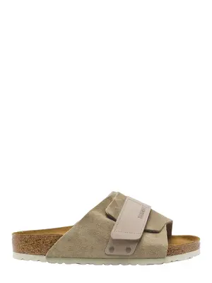 BIRKENSTOCK Kyoto Touch-strap Slip-on Sandals - Neutrals