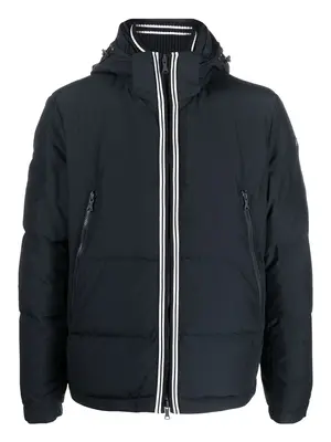 Paul & Shark Hooded Padded Jacket - Blue
