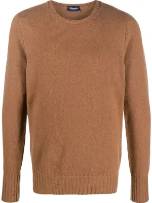 DRUMOHR Drumohr Crew-neck Wool Jumper Neutrals