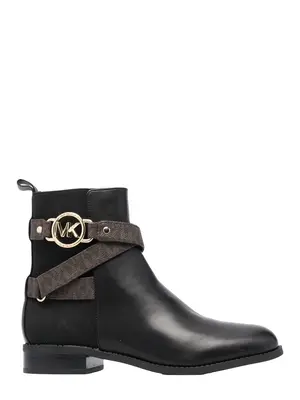 Michael Kors Rory Logo-trim Boots - Black