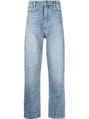 DOMREBEL Graphic Jeans - Blue