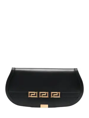 Versace Greca Goddess Clutch - Black