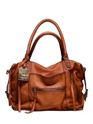 Free People We The Free Emerson Leather Tote Bag - Copper