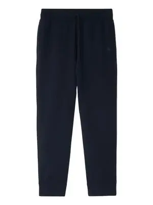 Burberry Cashmere Blend Jogging Pants - Navy