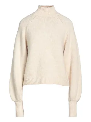 Maje Turtleneck Knit Top Ivory