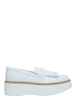 Hogan Leather Loafers - White