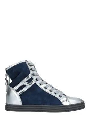 Hogan Rebel HOGAN REBEL Soft Leather Sneakers Dark Blue