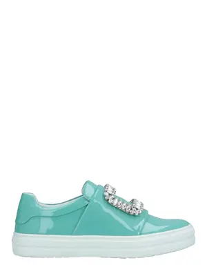 ROGER VIVIER ROGER VIVIER Leather Sneakers Sky Blue