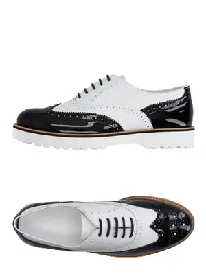 Hogan Lace-up Oxford Shoes - Black