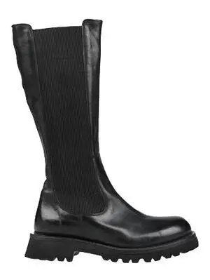 Moma Soft Leather Boots - Black