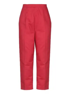 Marni Tapered Twill Trousers - Red