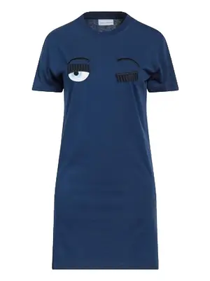 CHIARA FERRAGNI CHIARA FERRAGNI Mini T-Shirt Dress Blue