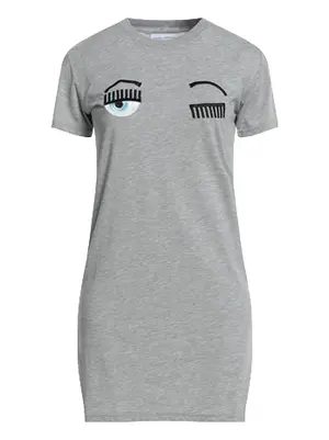 CHIARA FERRAGNI CHIARA FERRAGNI Mini T-Shirt Dress Grey