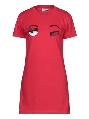 CHIARA FERRAGNI CHIARA FERRAGNI Mini T-Shirt Dress Red