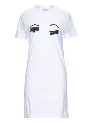 CHIARA FERRAGNI Mini T-shirt Dress - White