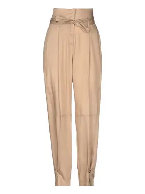 MANILA GRACE MANILA GRACE Tapered Pants Camel