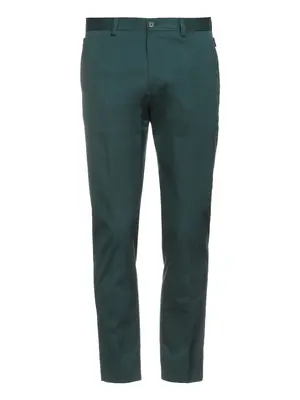 Dolce & Gabbana Man Pants Burgundy Size 30 Cotton, Elastane Green
