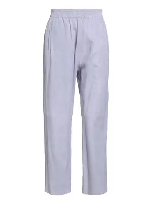 Pinko Tapered Suede Pants Lilac