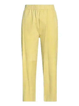 Pinko Tapered Suede Pants - Yellow