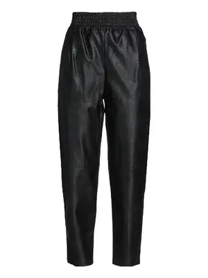 Pinko Tapered Coated Pants Black