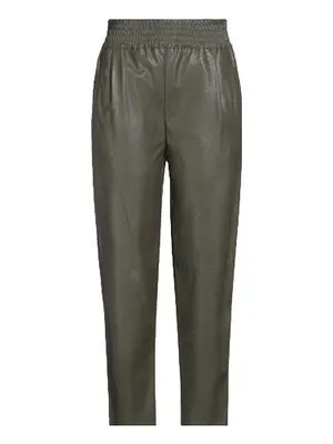 Pinko Tapered Coated Pants Green