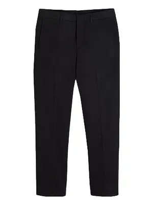 Dunhill Pants Size Cotton, Elastane - Black